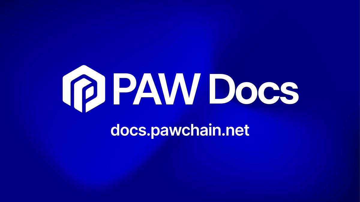 Welcome to PAW Chain | PAW Chain Docs